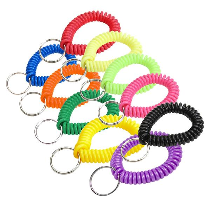 Lucky Line 100 Piece Wrist Coil with Ring Assorted - Wrist Coils