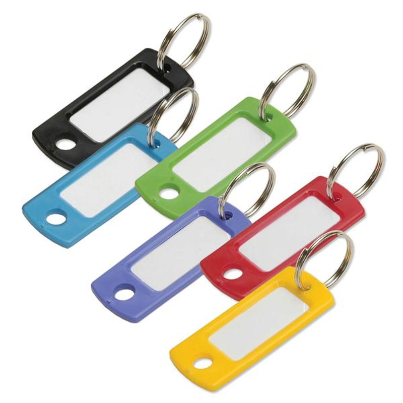 Lucky Line 160 Piece Key Tag with Ring Assorted - Key Tags