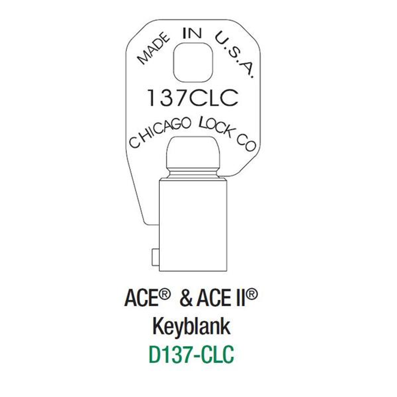 CompX Chicago Original Ace Key - Tubular