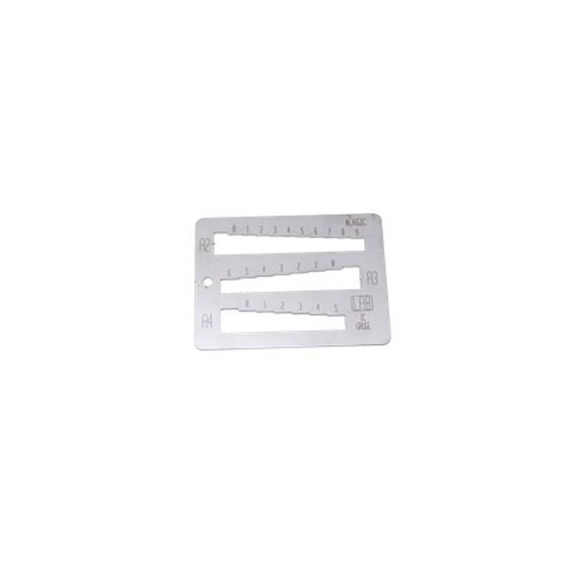 LAB LAB IC Key Gauge - A2, A3, A4 - Keying Tools